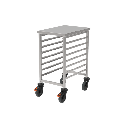 GN rack trolley 1/1 low - round bump. // Products